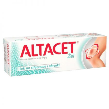Altacet 10mg/g, żel na stłuczenia i obrzęki, 75g - Stłuczenia i siniaki ...