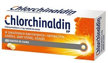 Chlorchinaldin VP 2mg, 40 tabletek do ssania - Ból gardła ...