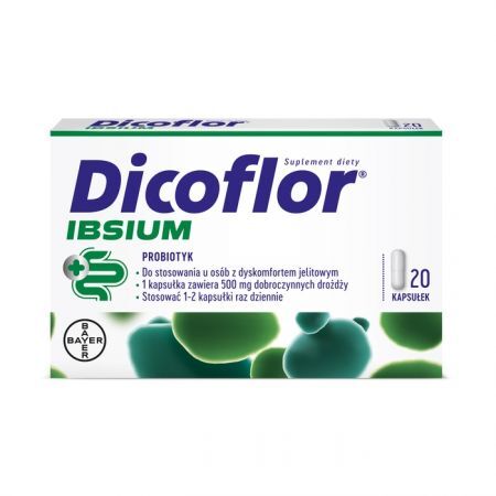 Dicoflor Ibsium, 20 kapsułek - Probiotyki - Apteka Internetowa Lek24.pl