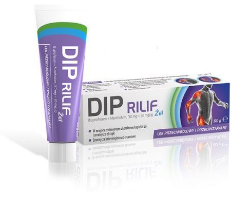 Dip Rilif (50mg+30mg)/g, żel, 50g - Bóle mięśni i stawów - Apteka ...