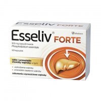 Essentiale Forte 300mg, 50 kapsułek - Regeneracja wątroby - Apteka ...