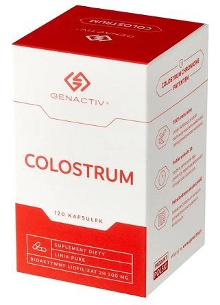Genactiv Colostrum, dla dorosłych i dzieci po 3 roku życia, 120 ...