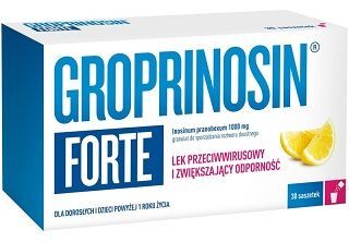 Groprinosin Forte 1000mg, granulat, smak cytrynowy, po 1 roku życia, 30 ...