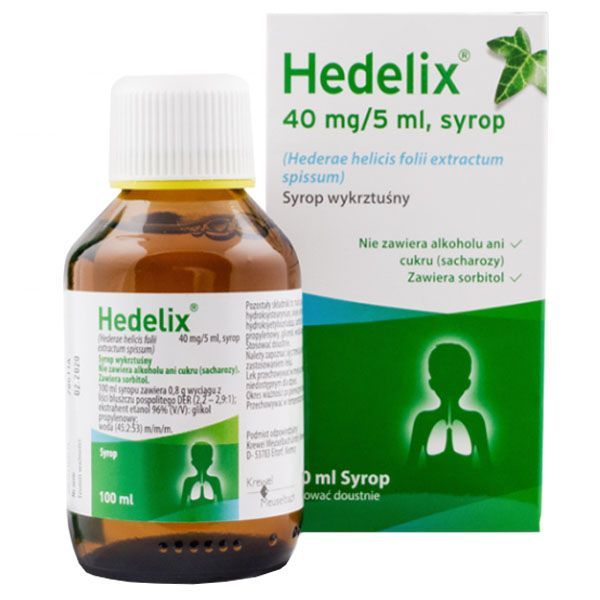 Hedelix 40 mg/5 ml, syrop, 100ml - Kaszel mokry - Apteka Internetowa ...