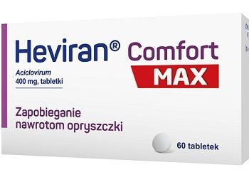 Heviran Comfort Max 400mg, 60 tabletek - Opryszczka - Apteka ...