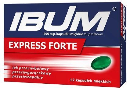 Ibum Express Forte 400mg, 12 kapsułek - Ból głowy - Apteka Internetowa ...
