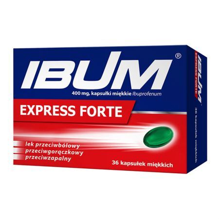 Ibum Express Forte 400mg, 36 kapsułek - Ból głowy - Apteka Internetowa ...