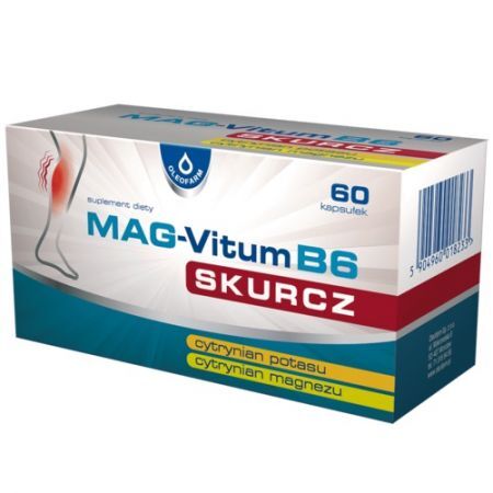 Mag-Vitum B6 Skurcz, 60 kapsułek - Magnez - Apteka Internetowa Lek24.pl