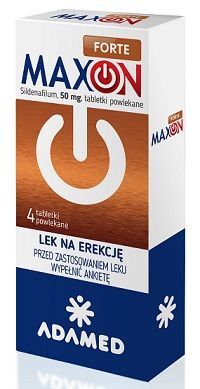 Maxon Forte 50mg, 4 tabletki - opinie - Potencja - Strefa mężczyzny ...