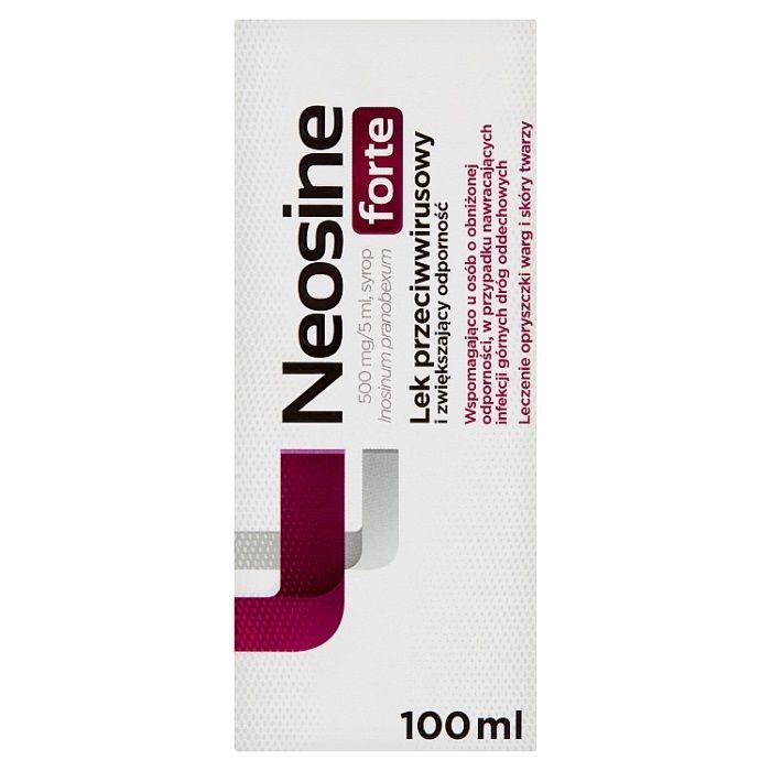Neosine Forte 500mg/5ml, syrop, 100ml - Odporność - Apteka Internetowa ...