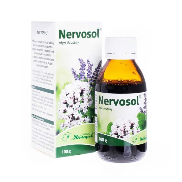 Nervosol, lek złożony, płyn doustny, 100g - Uspokajające - Apteka ...
