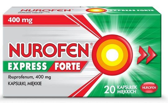 Nurofen Express Forte 400mg, 20 kapsułek - Ból głowy - Apteka ...