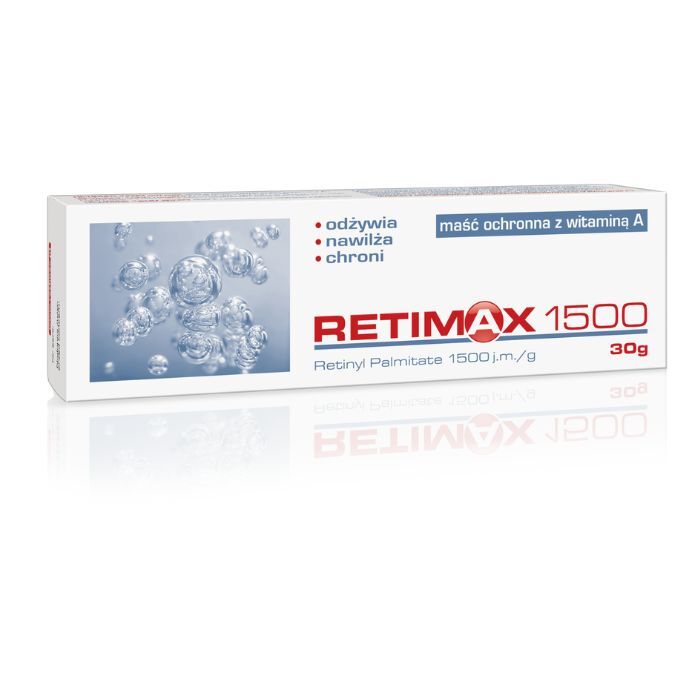 Retimax 1500, maść ochronna z witaminą A, 30g - Nawilżanie i ...