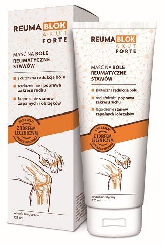 ReumaBlok Akut Forte, maść na bóle reumatyczne stawów, 125ml - Dolegliwości reumatyczne - Apteka ...