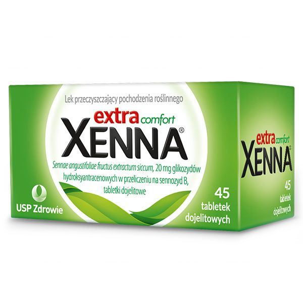 Xenna Extra Comfort, 45 tabletek - Zaparcia - Apteka Internetowa Lek24.pl